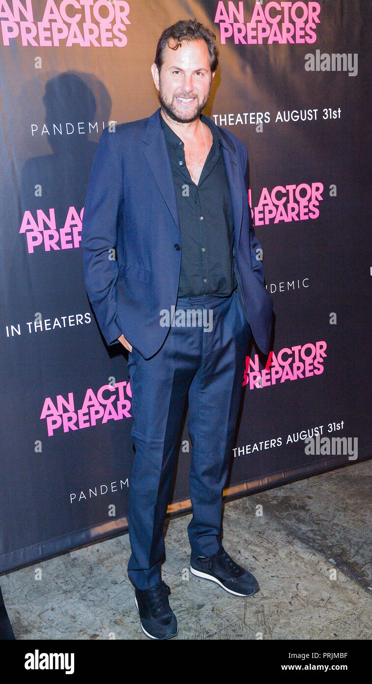 New York, NY - August 29, 2018: Steve Clark attends An Actor Prepares ...
