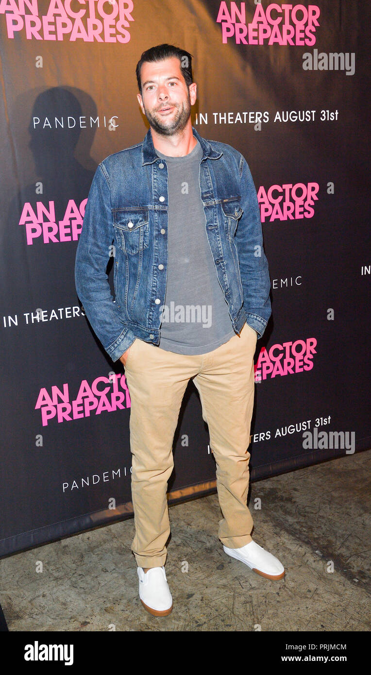 New York, NY - August 29, 2018: Tom Butterfield attends An Actor Prepares New York Screening at ...
