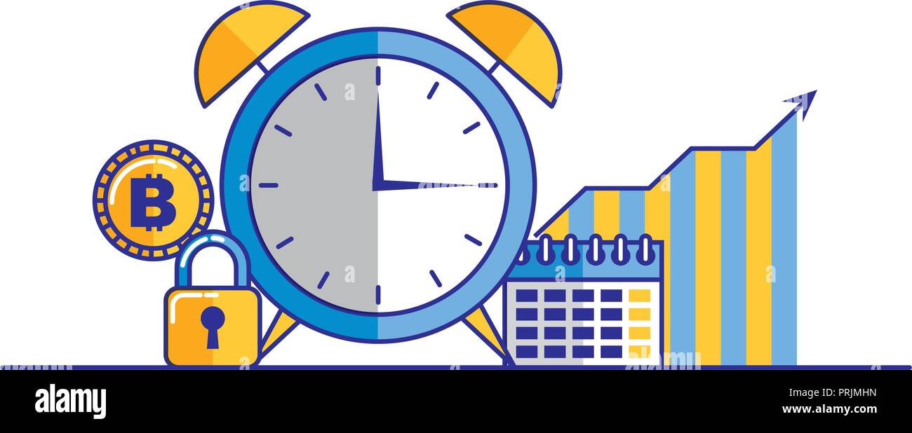 business calendar chart bitcoin clock Stock Vector Image & Art - Alamy