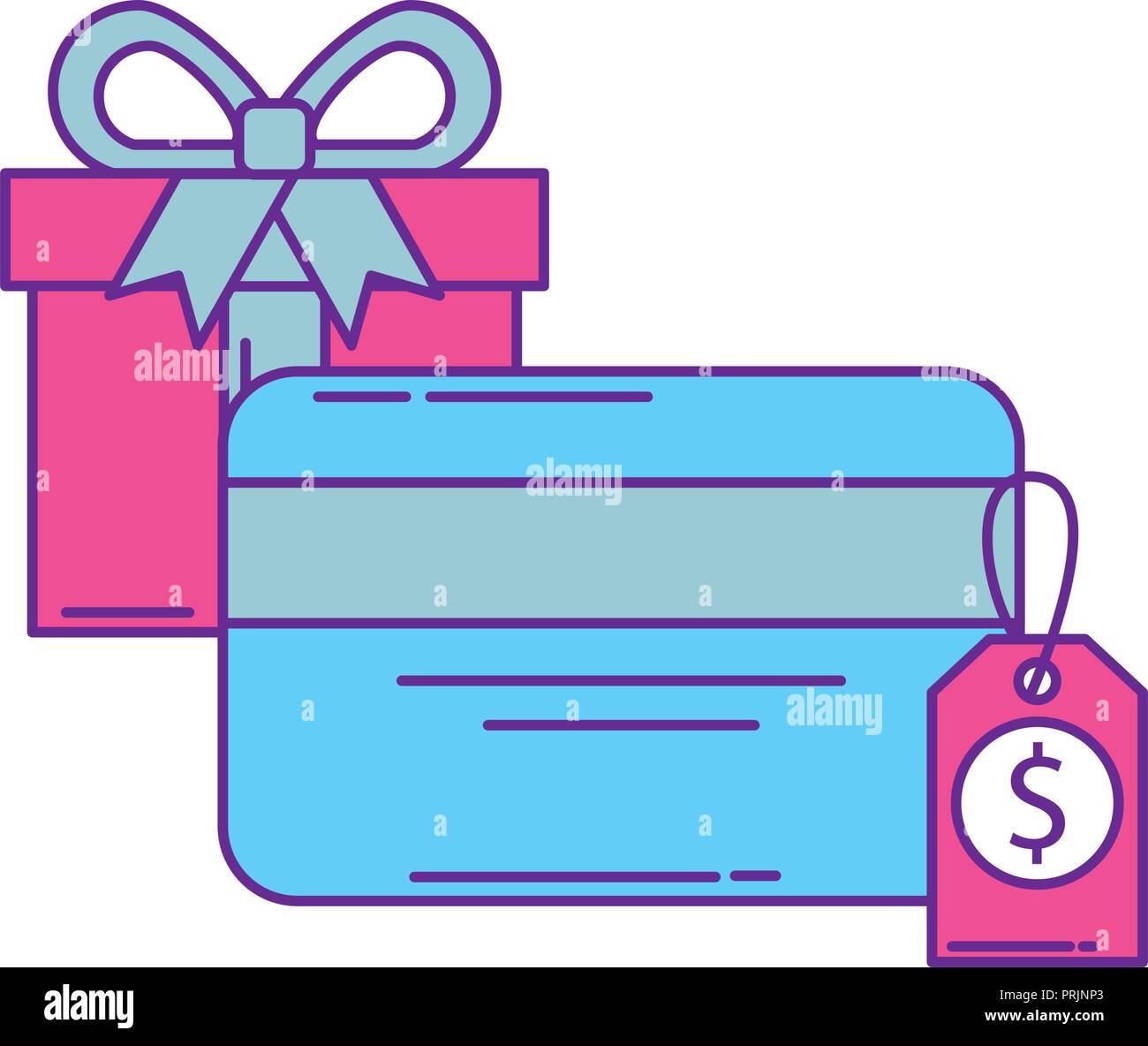 Credit card label Stock Vector Images - Alamy