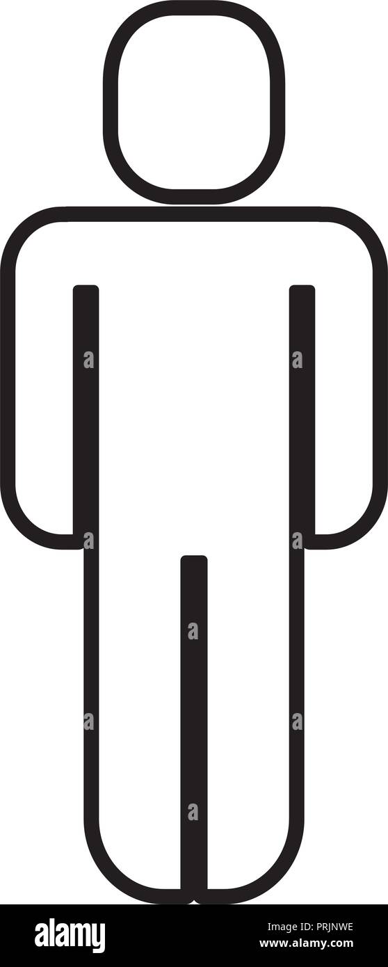 human figure silhouette isolated icon Stock Vector Image & Art - Alamy