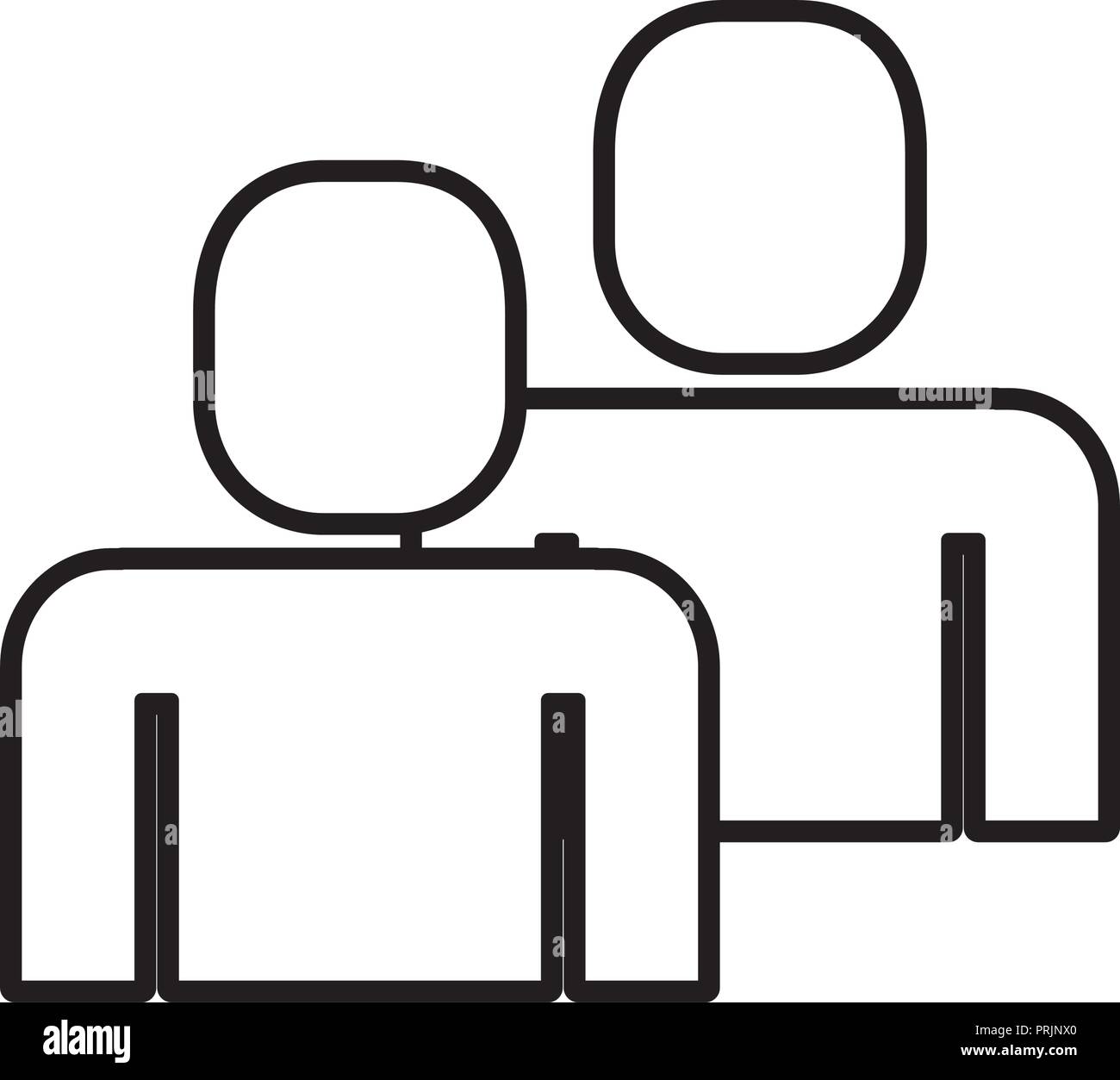 couple figure human silhouette Stock Vector Image & Art - Alamy