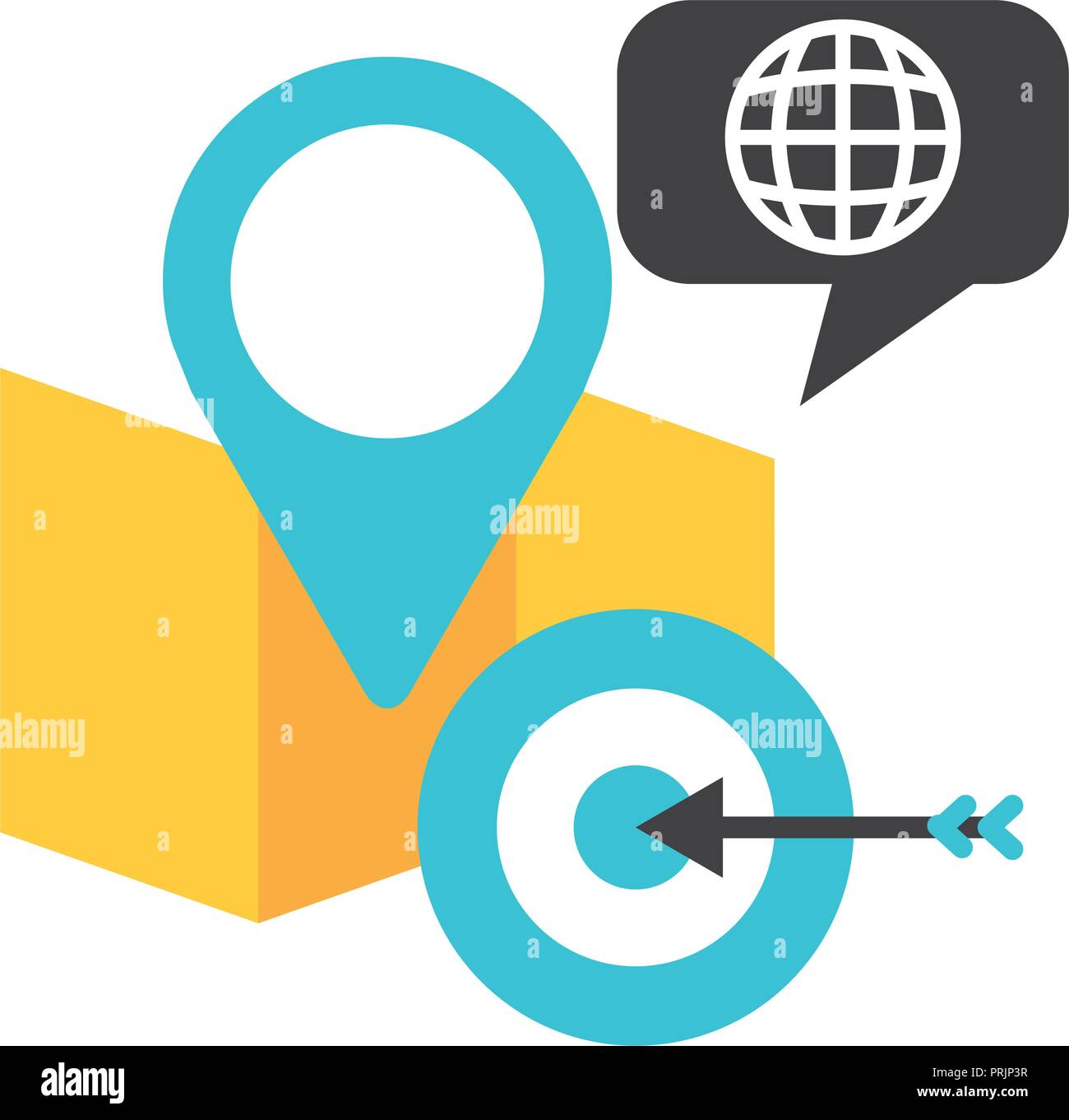 map location pin world target Stock Vector Image & Art - Alamy