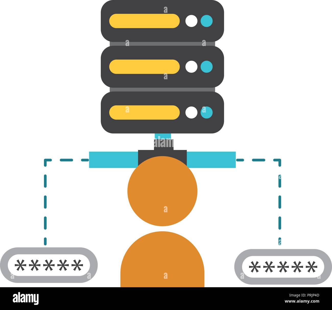 character password access big data security Stock Vector Image & Art ...