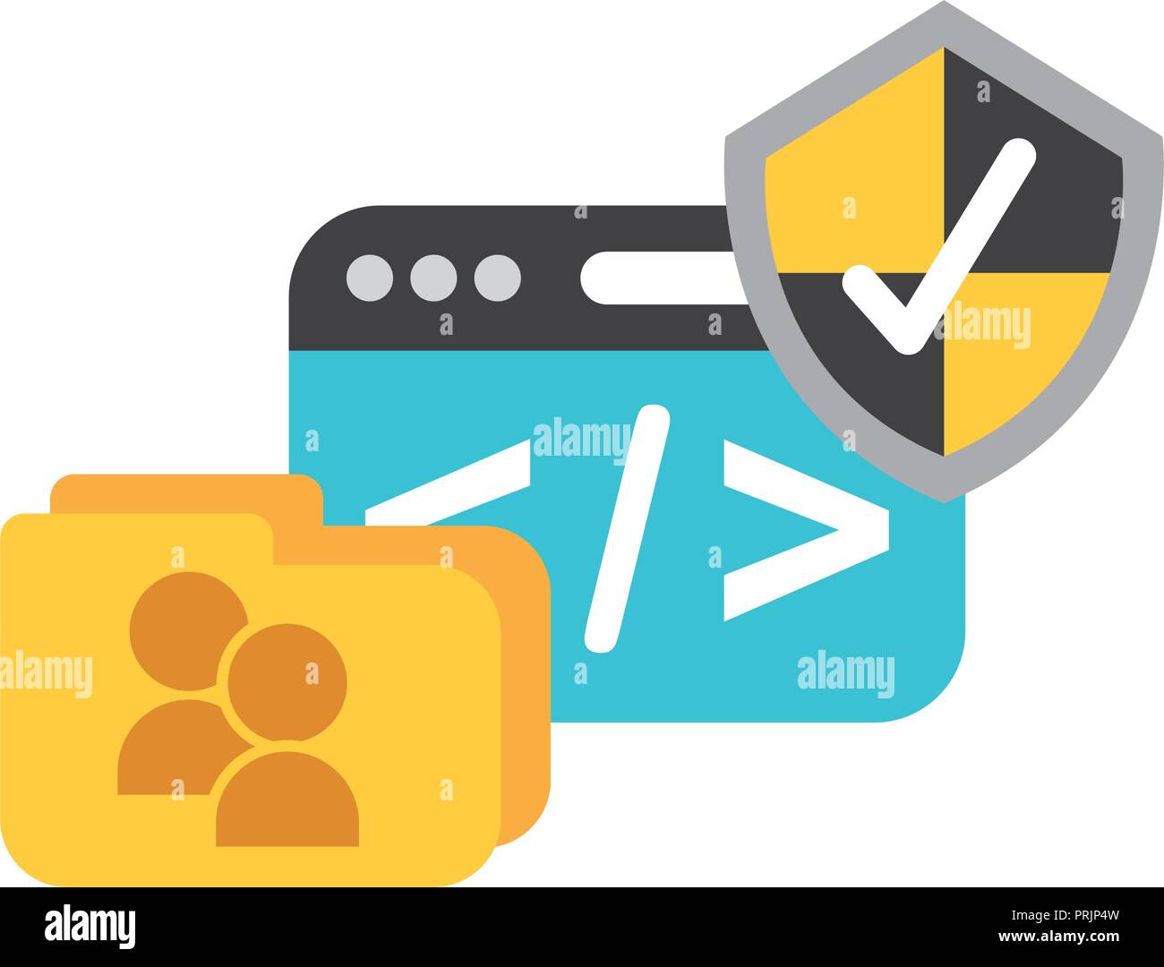 Digital security icons data processing hi-res stock photography and ...