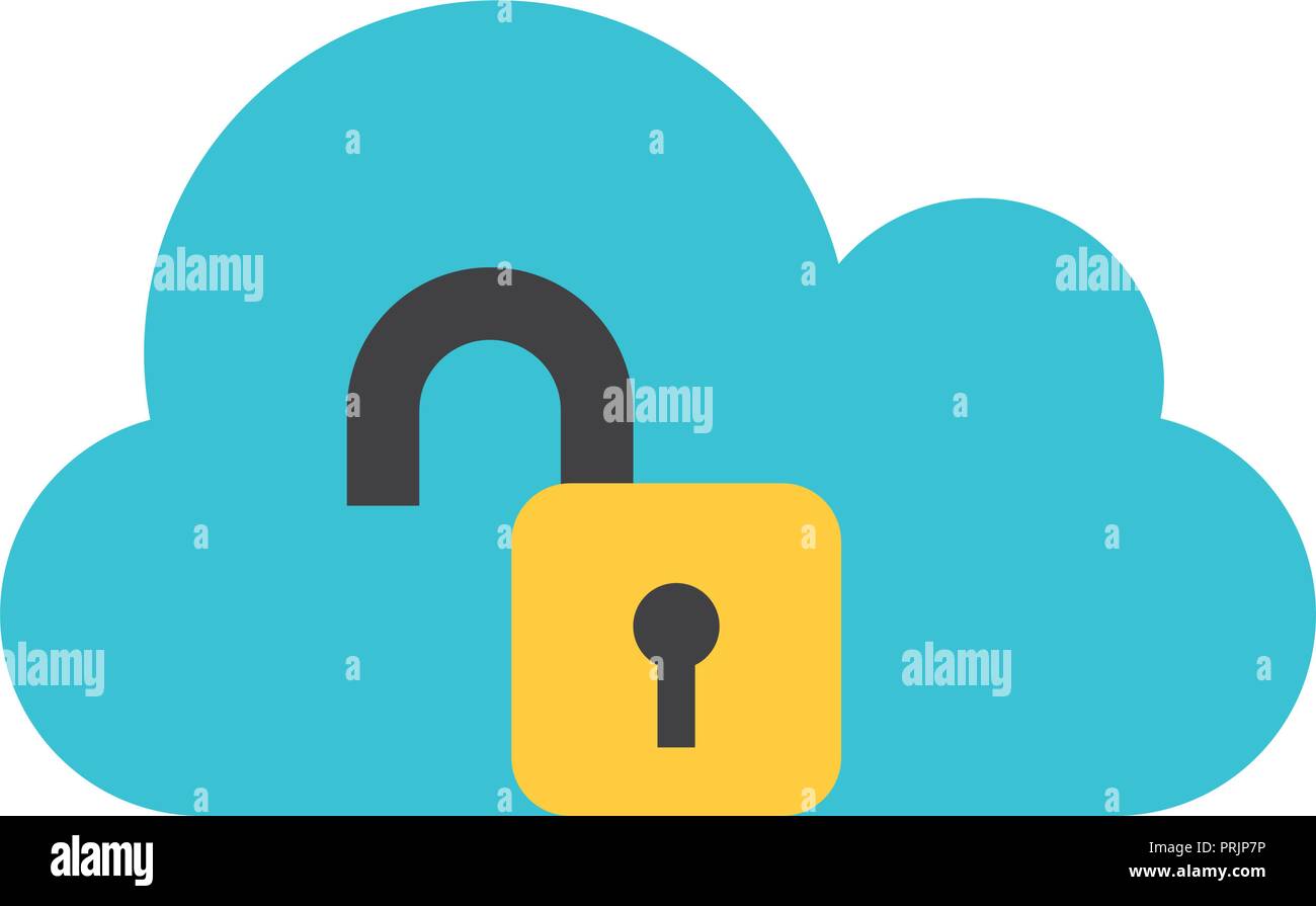 Cloud Computing Storage Big Data Security Stock Vector Image And Art Alamy