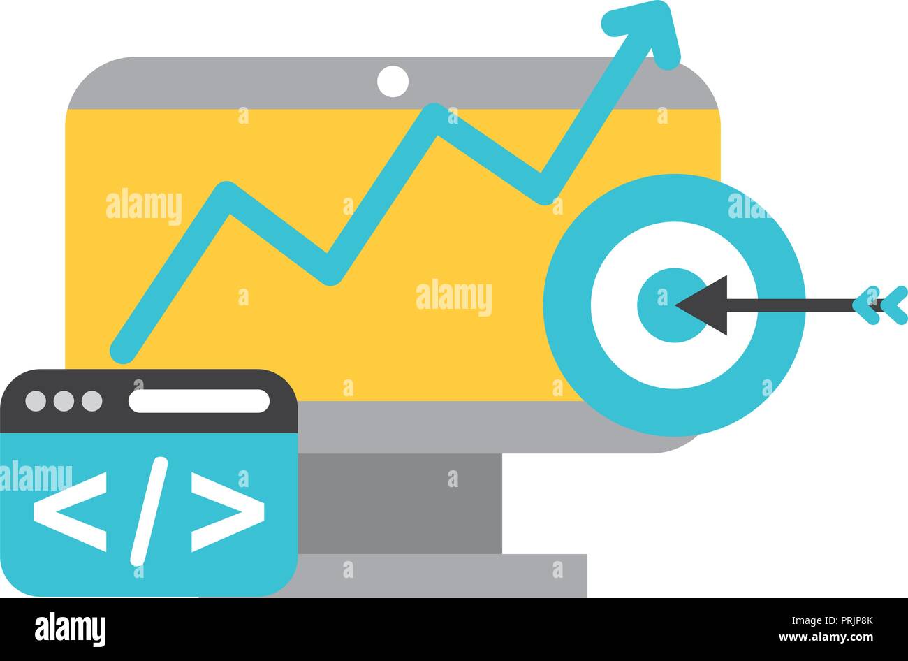 computer coding target big data security Stock Vector Image & Art - Alamy