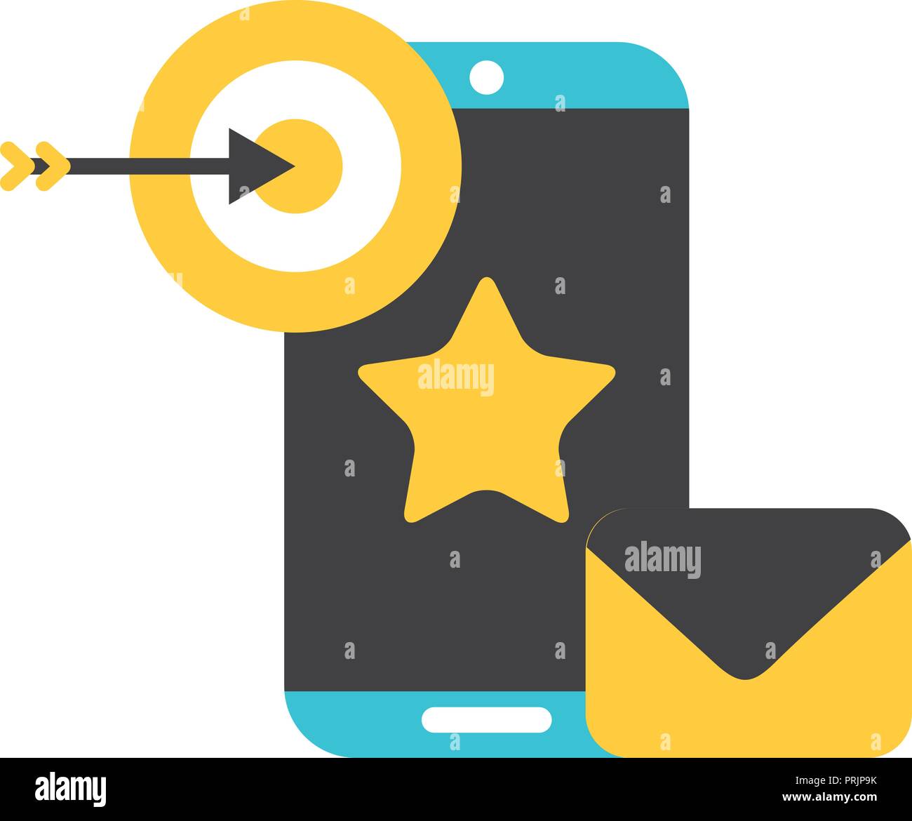 Email target Stock Vector Images - Alamy