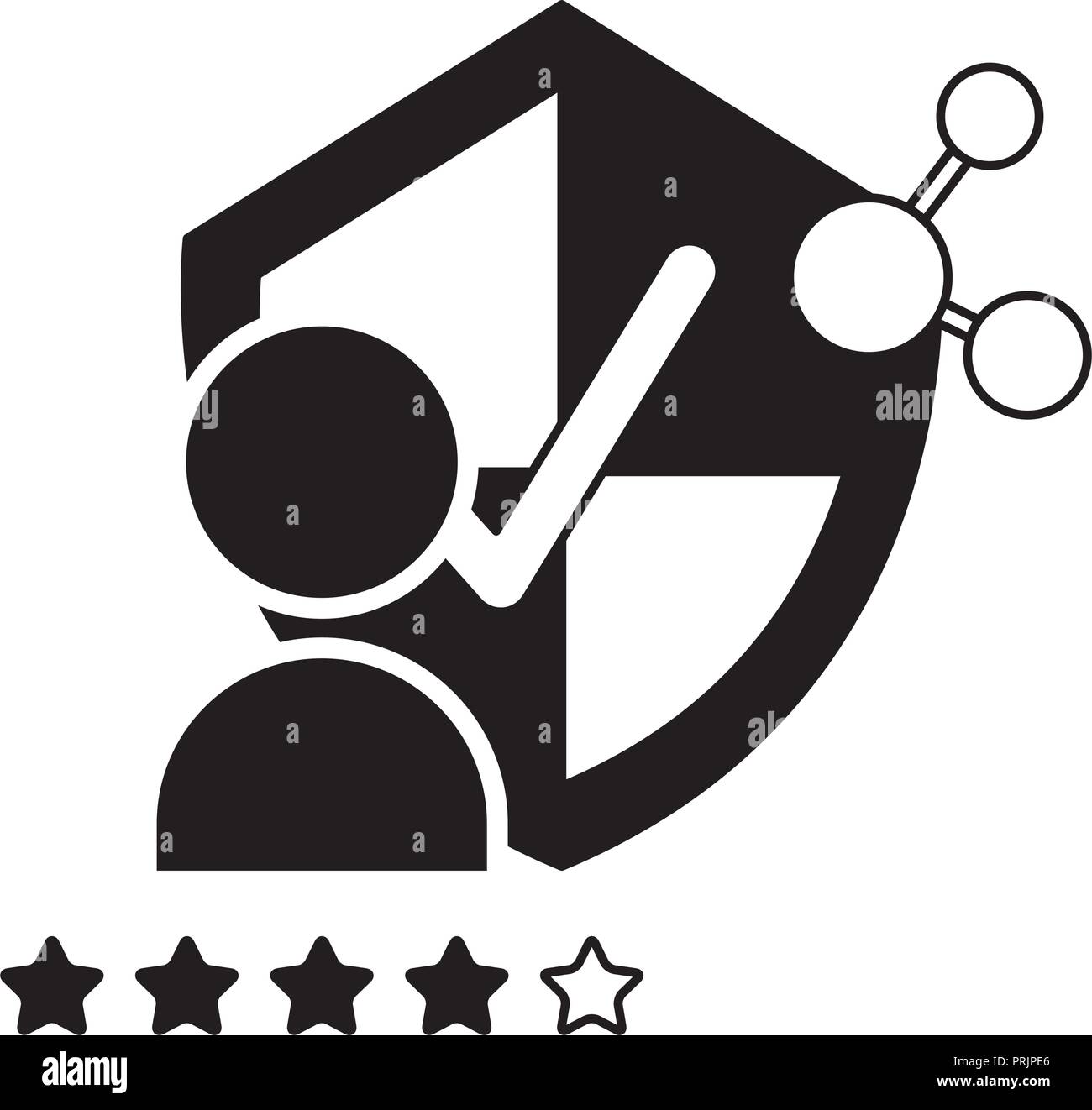 avatar shield protection share data security Stock Vector Image & Art ...