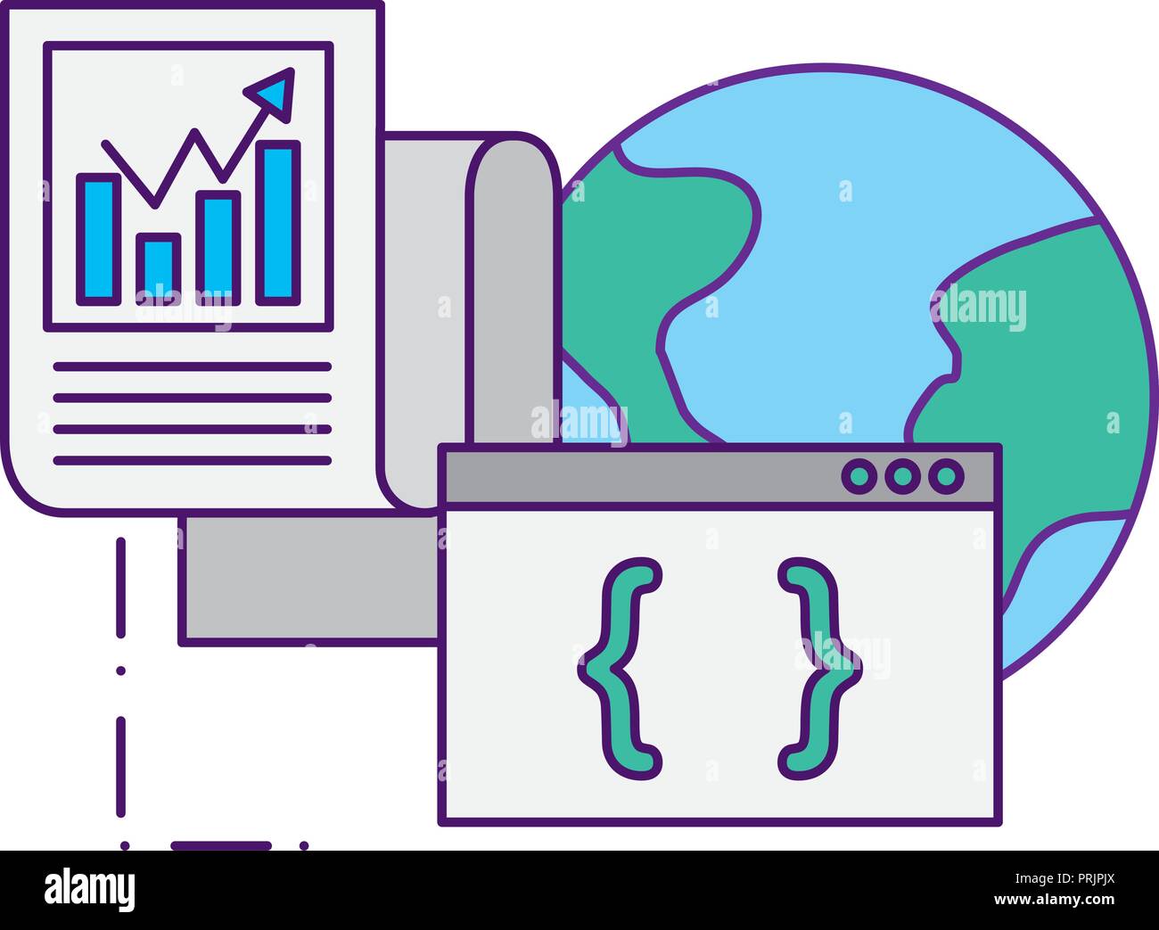 World Coding Program Development Document Stock Vector Image And Art Alamy