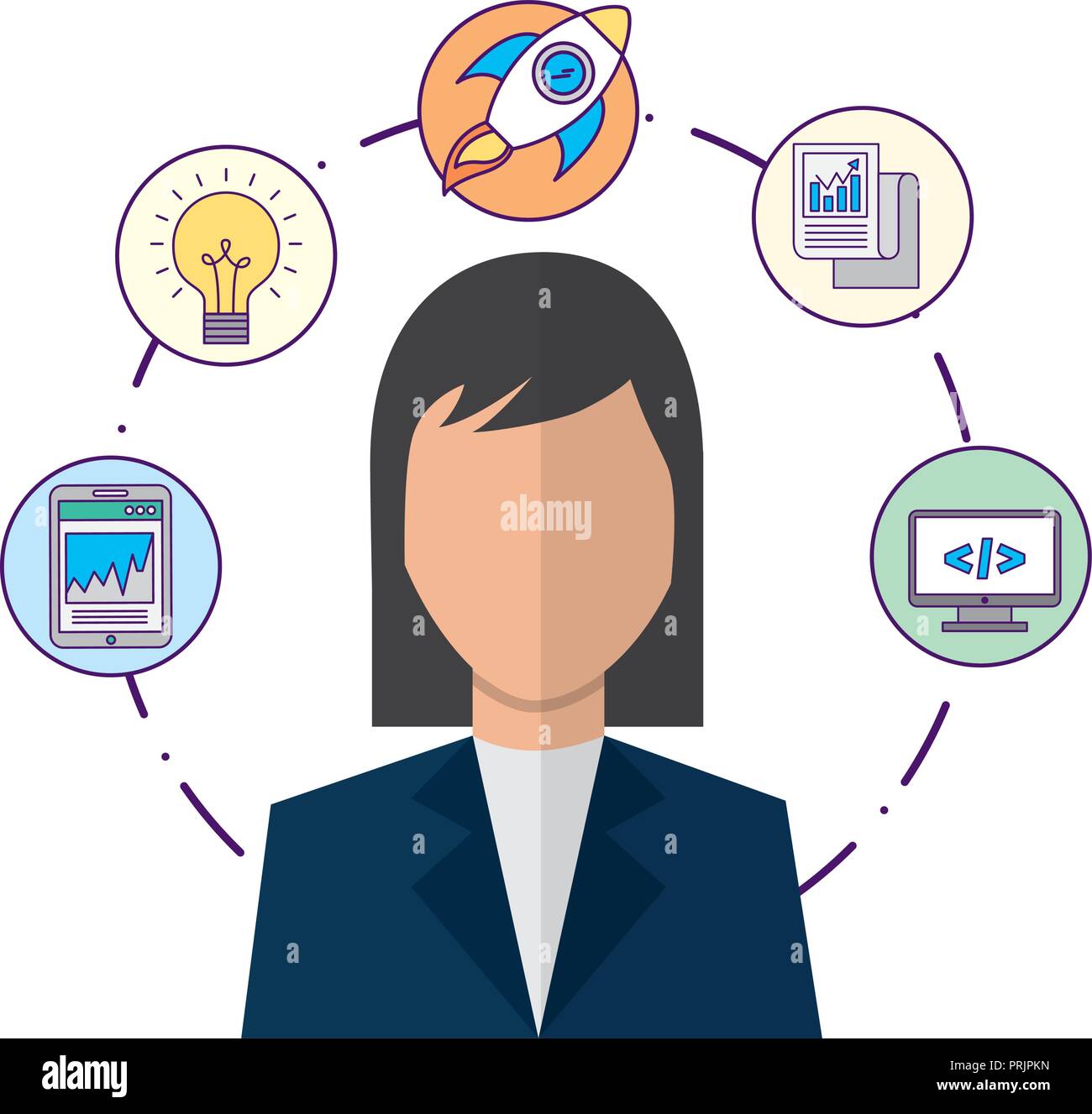 Programmer portrait Stock Vector Images - Alamy