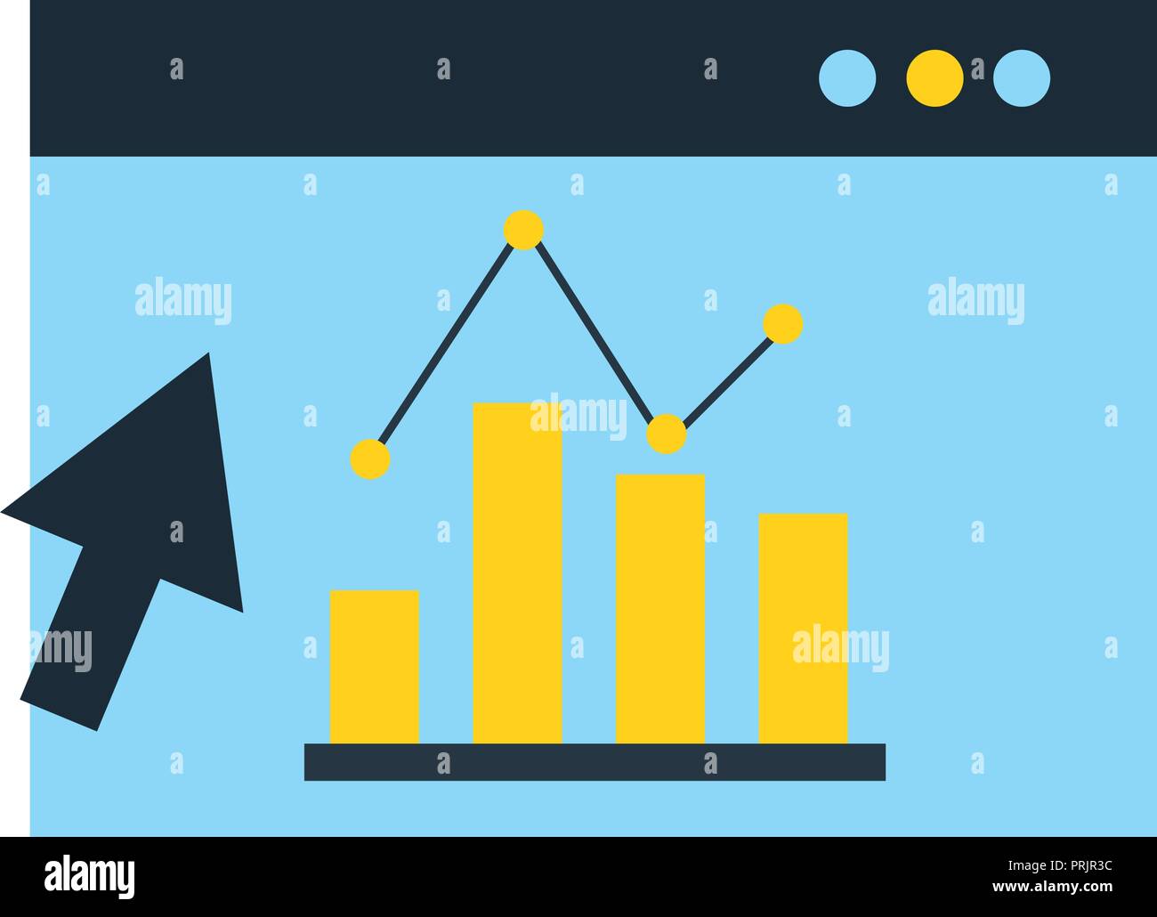 Click and grow Stock Vector Images - Alamy