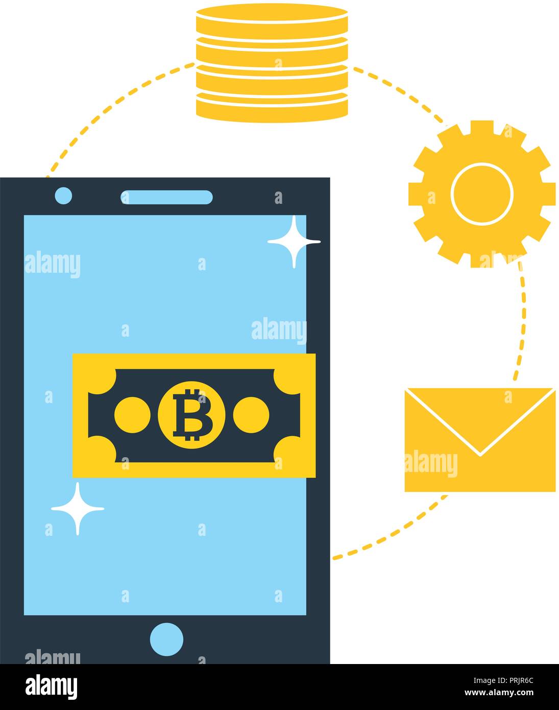 Email investment Stock Vector Images - Alamy