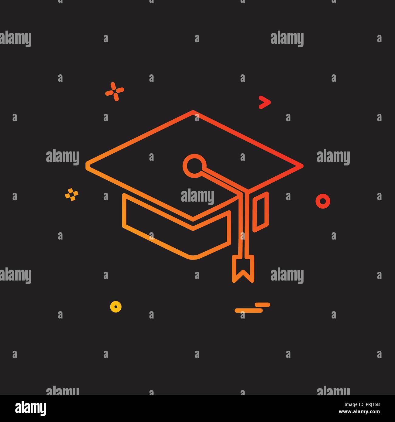 Convocation icon design vector Stock Vector Image & Art - Alamy