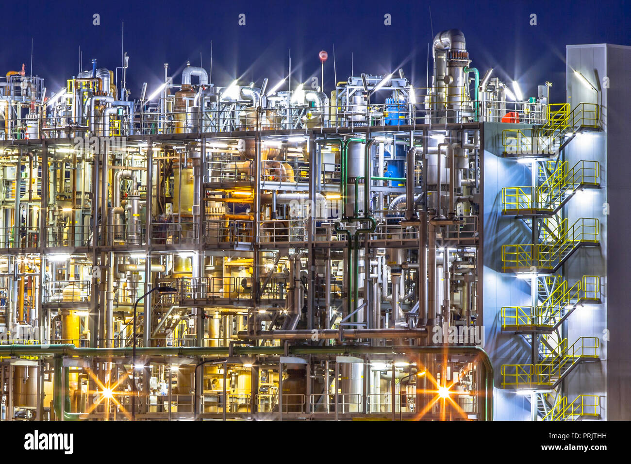 Chemical Plant Night