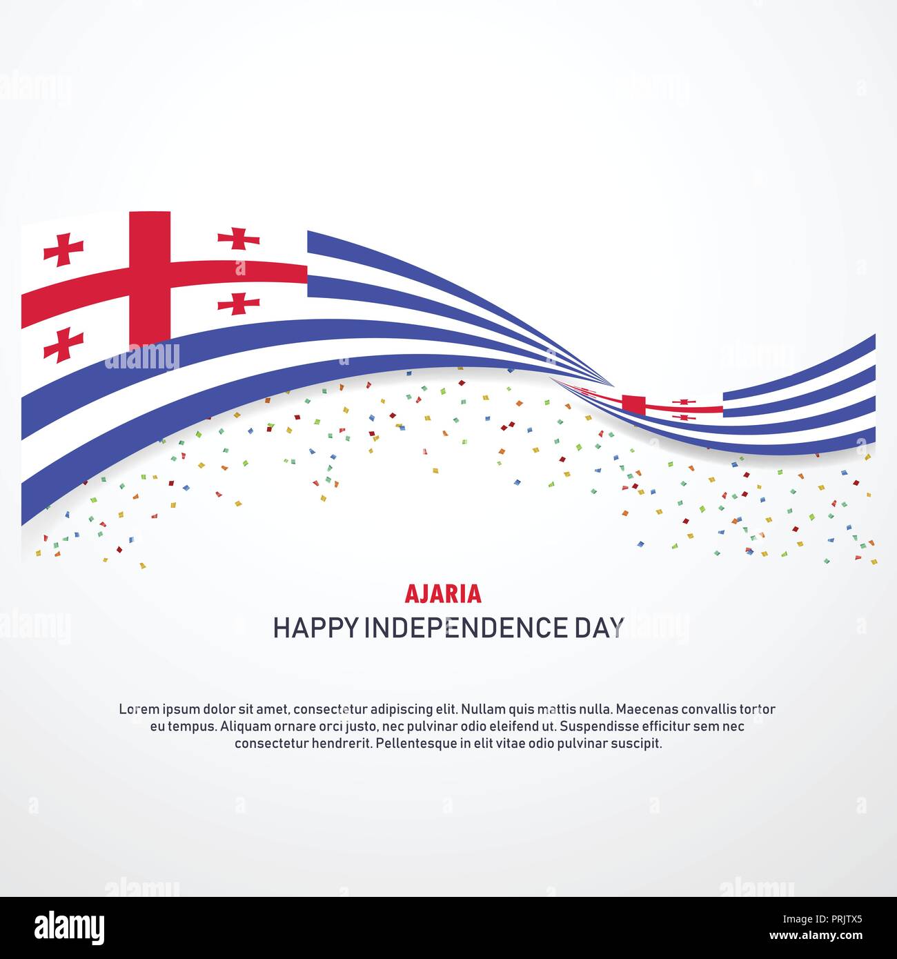 Flag of ajaria Stock Vector Images - Alamy