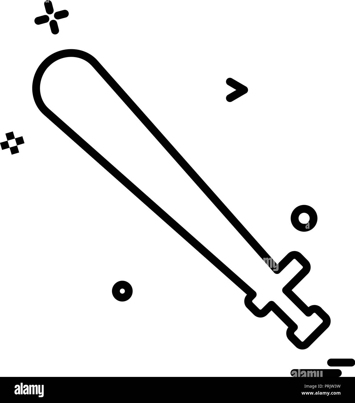 attack battle fight kill sword icon vector design Stock Vector Image ...