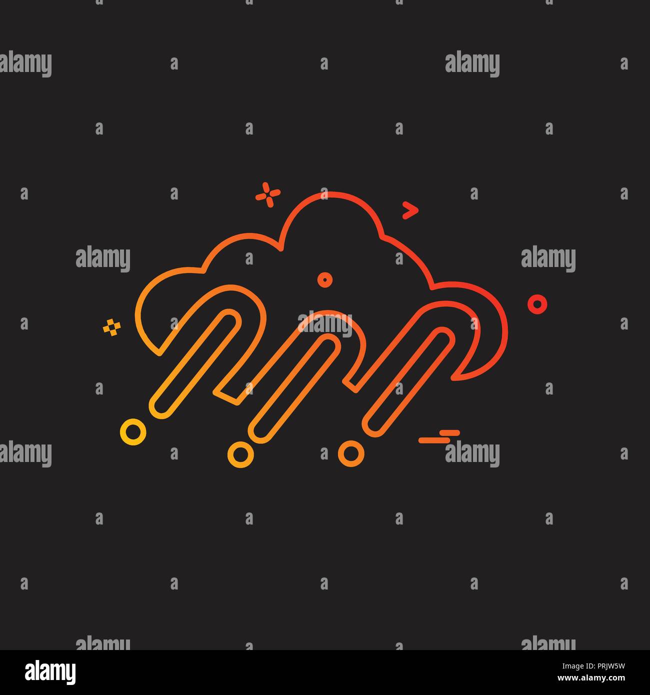 Cloud icon design vector Stock Vector Image & Art - Alamy