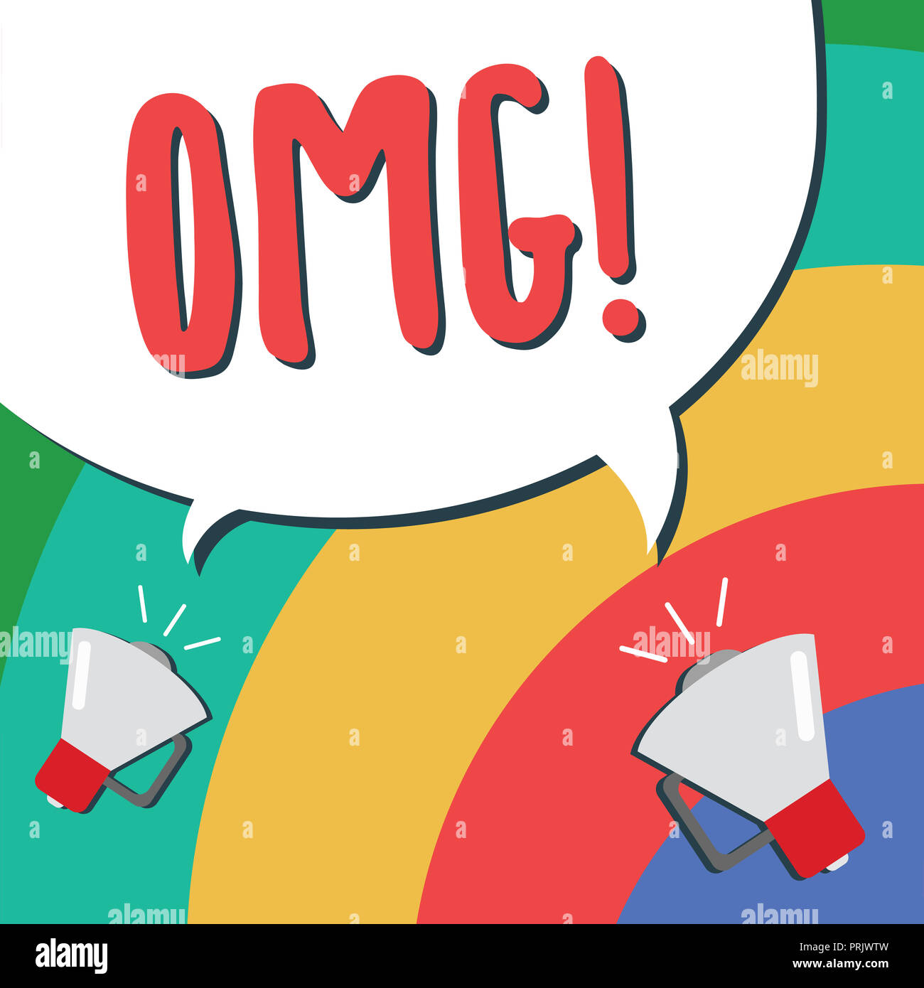 Text sign showing Omg. Conceptual photo Used to express shock ...