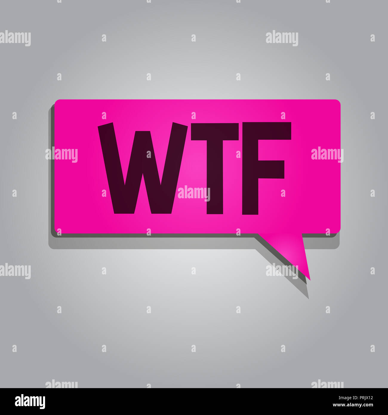 Text sign showing Wtf. Conceptual photo offensive slang written ...