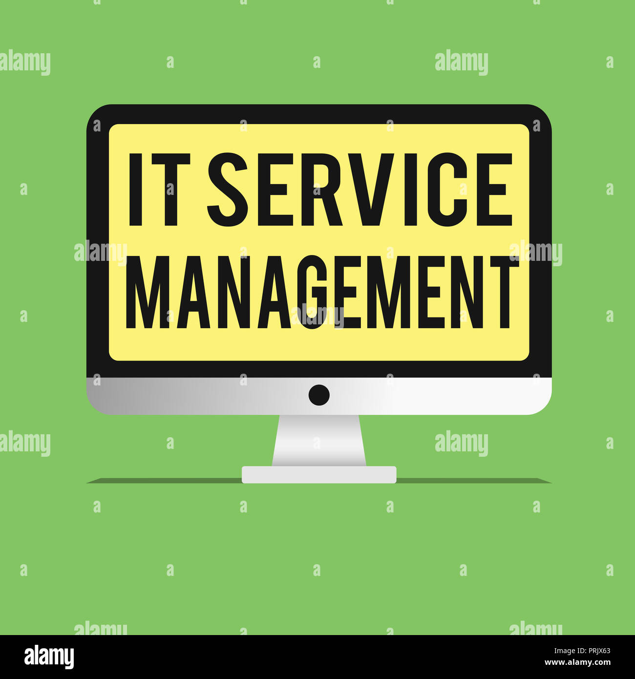 Word writing text It Service Management. Business concept for Activity ...