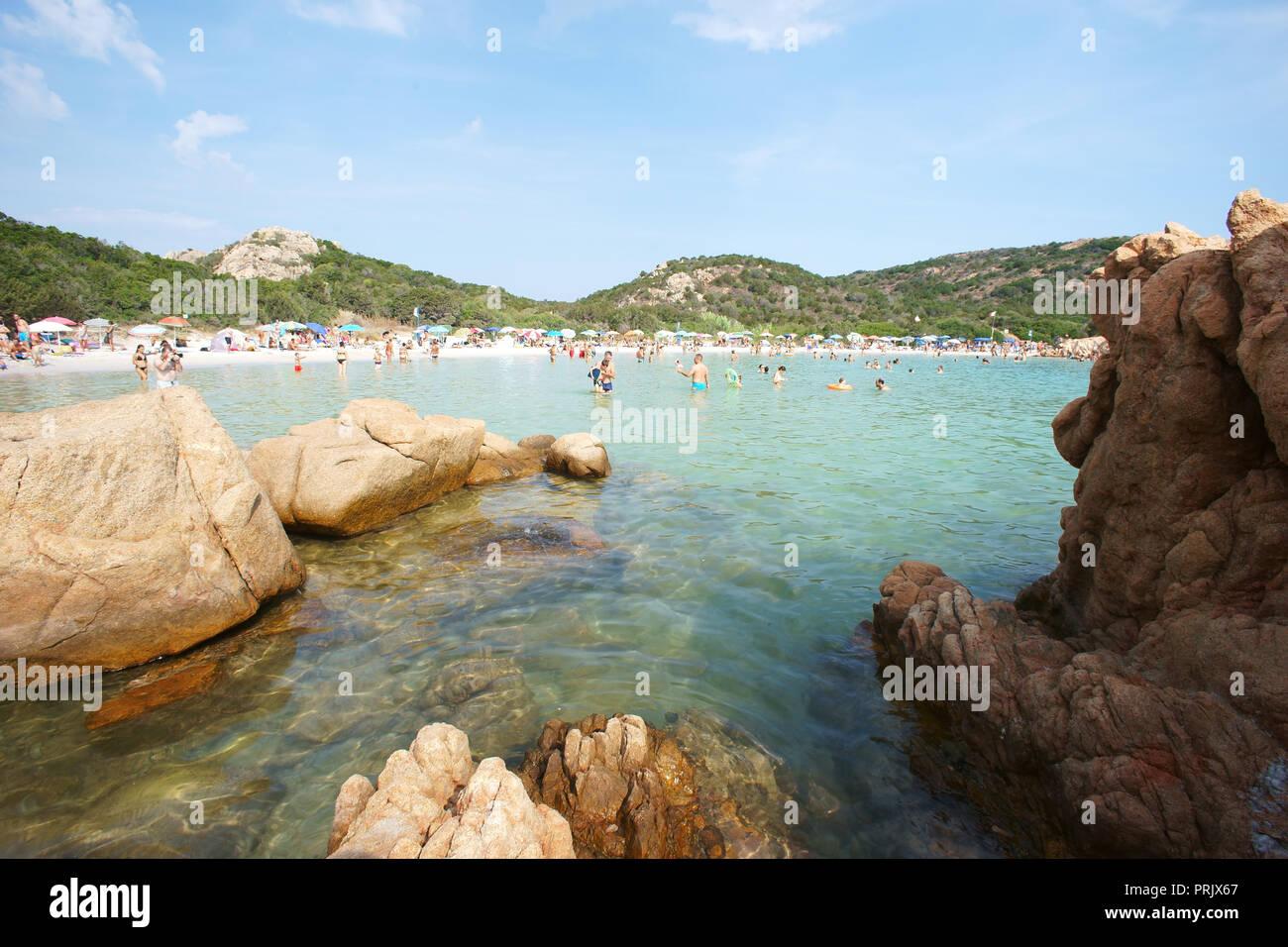 Spiaggia del principe costa smeralda hi-res stock photography and ...