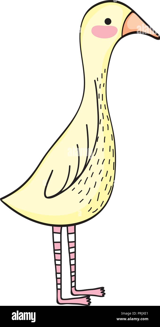 goose wild animal cartoon Stock Vector Image & Art - Alamy
