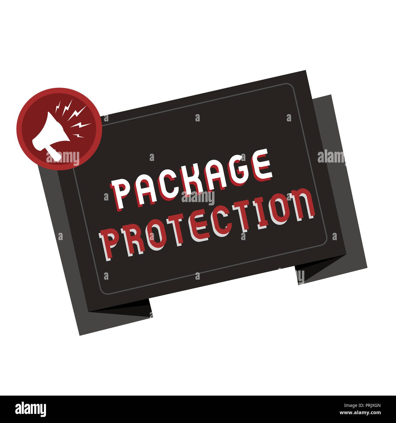 Text sign showing Package Protection. Conceptual photo Wrapping and ...