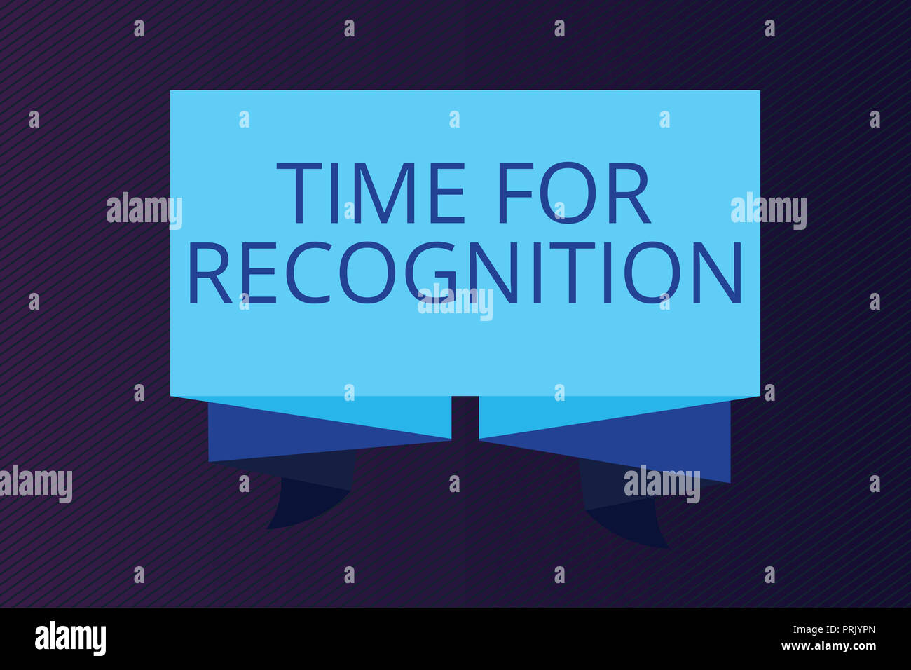 Word writing text Time For Recognition. Business concept for Acknowledgement Interval between ...