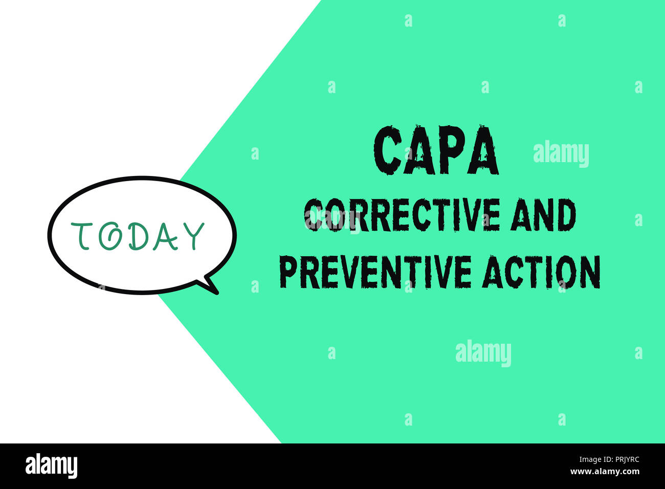 Word writing text Capa Corrective And Preventive Action. Business ...