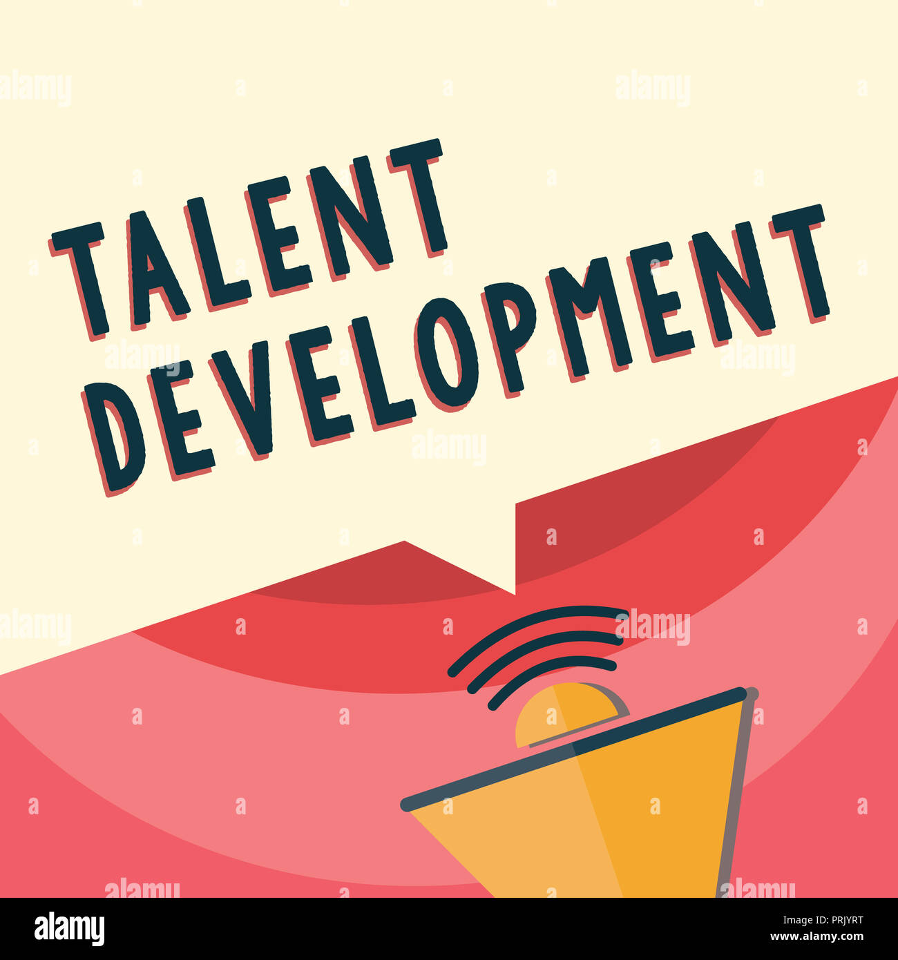 Handwriting text writing Talent Development. Concept meaning Building Skills Abilities Improving ...