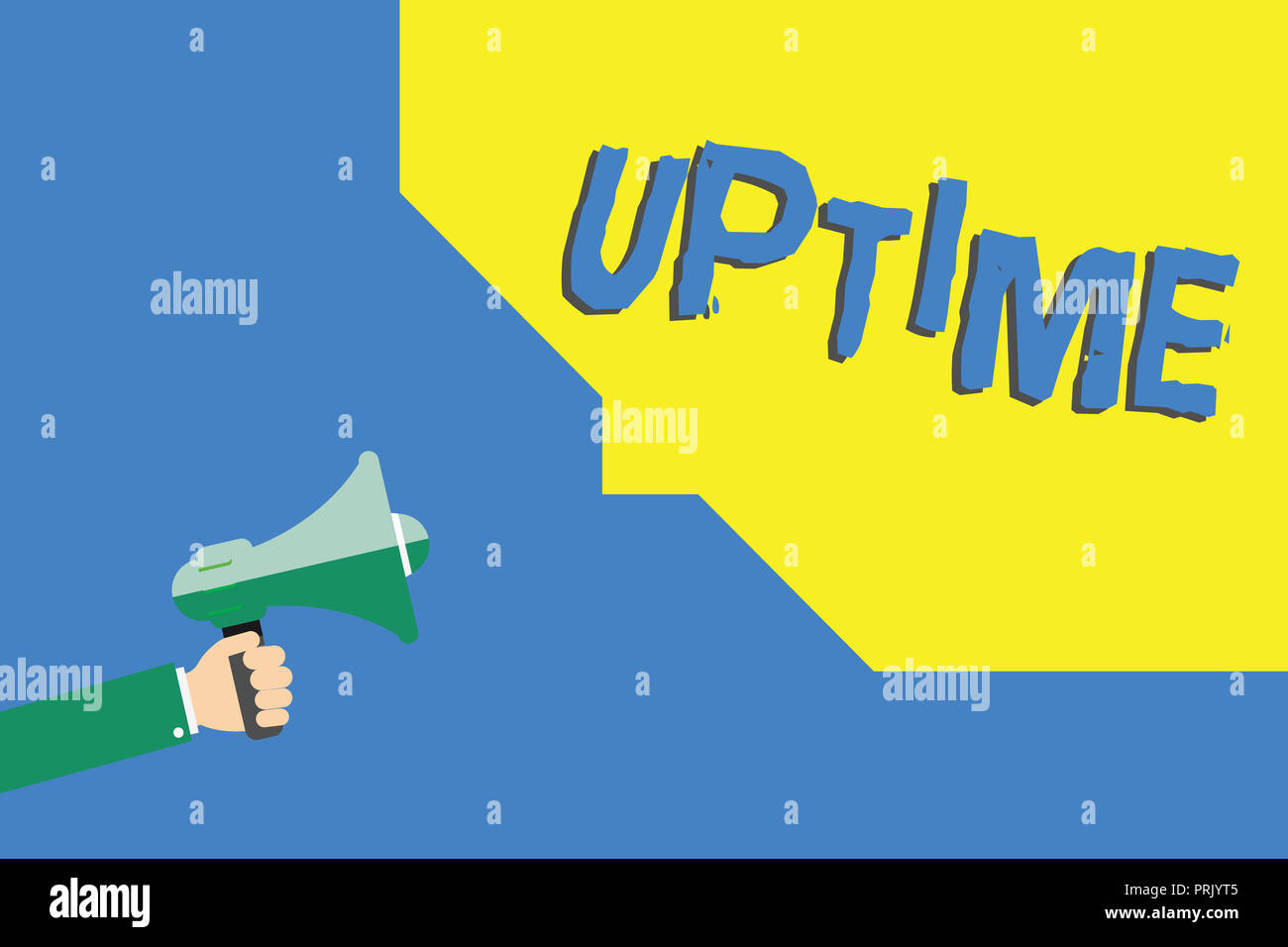 Handwriting text writing Uptime. Concept meaning time during which ...