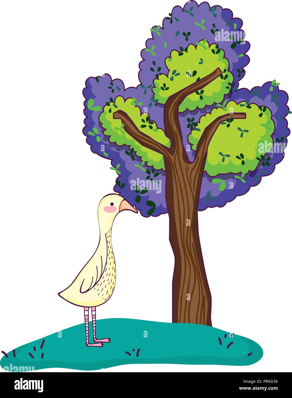 Goose Fight Stock Vector Images - Alamy