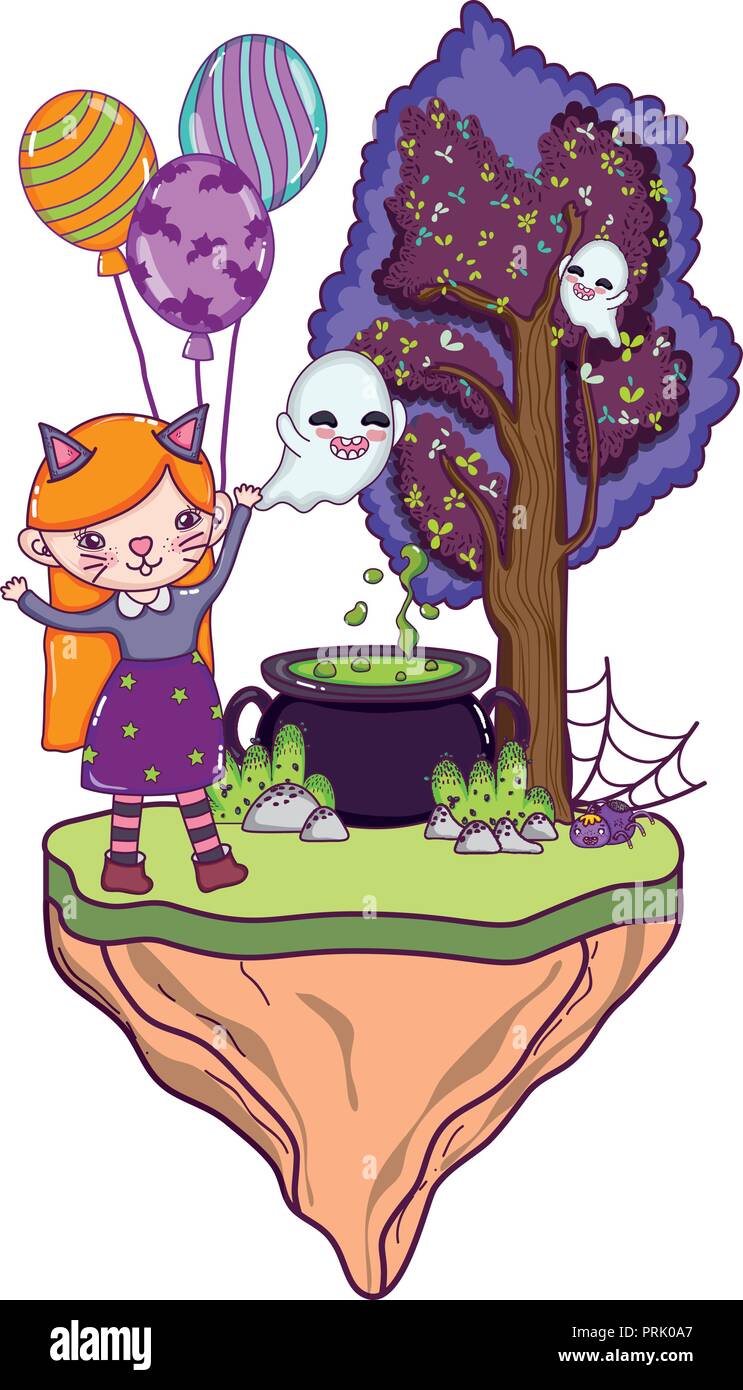 Halloween kids cartoons Stock Vector Image & Art - Alamy