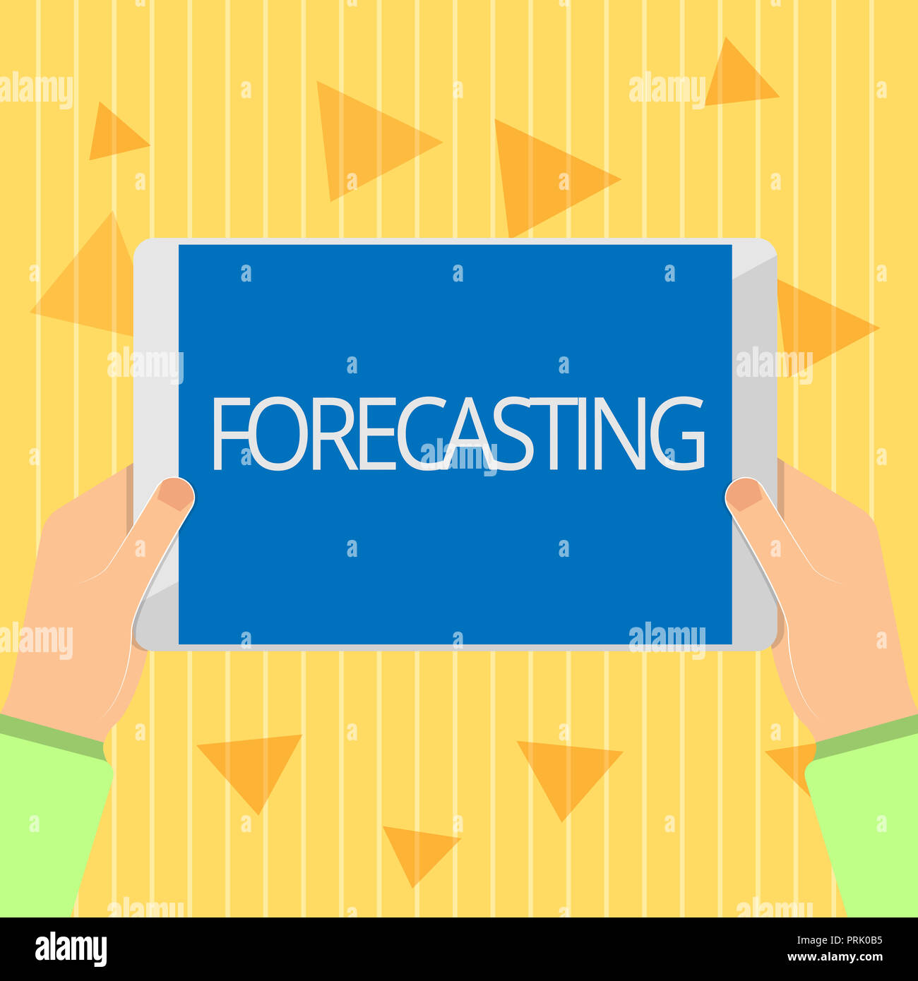 Handwriting text Forecasting. Concept meaning Predict Estimate a future ...