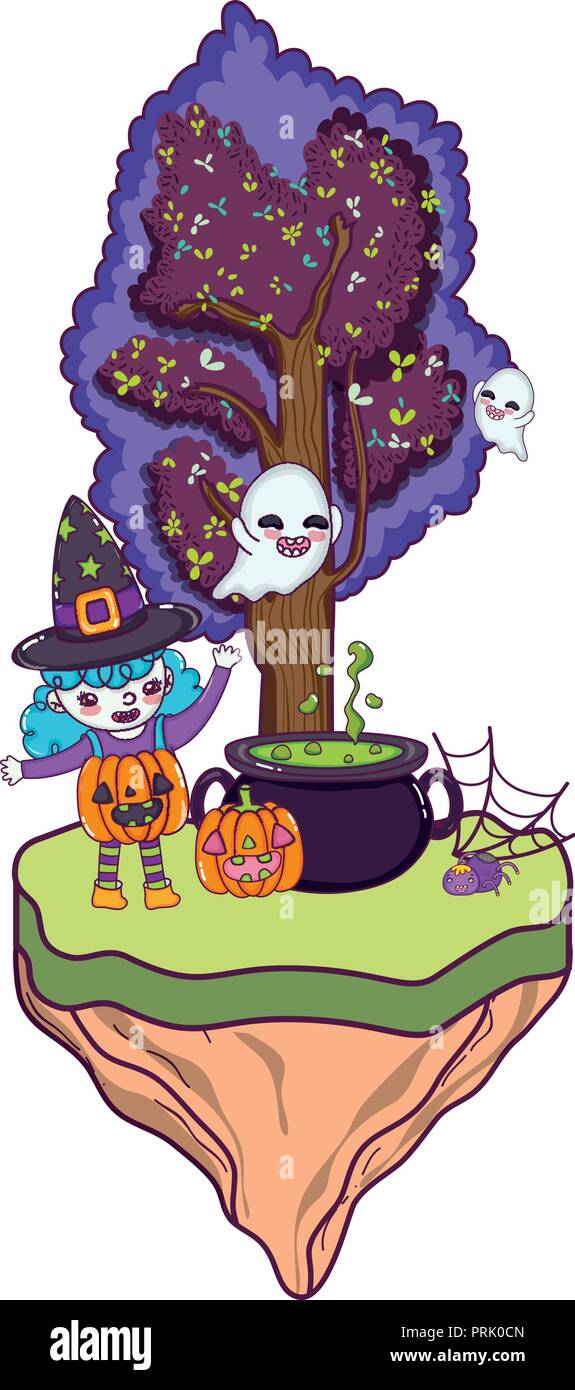 Halloween kids cartoons Stock Vector Image & Art - Alamy