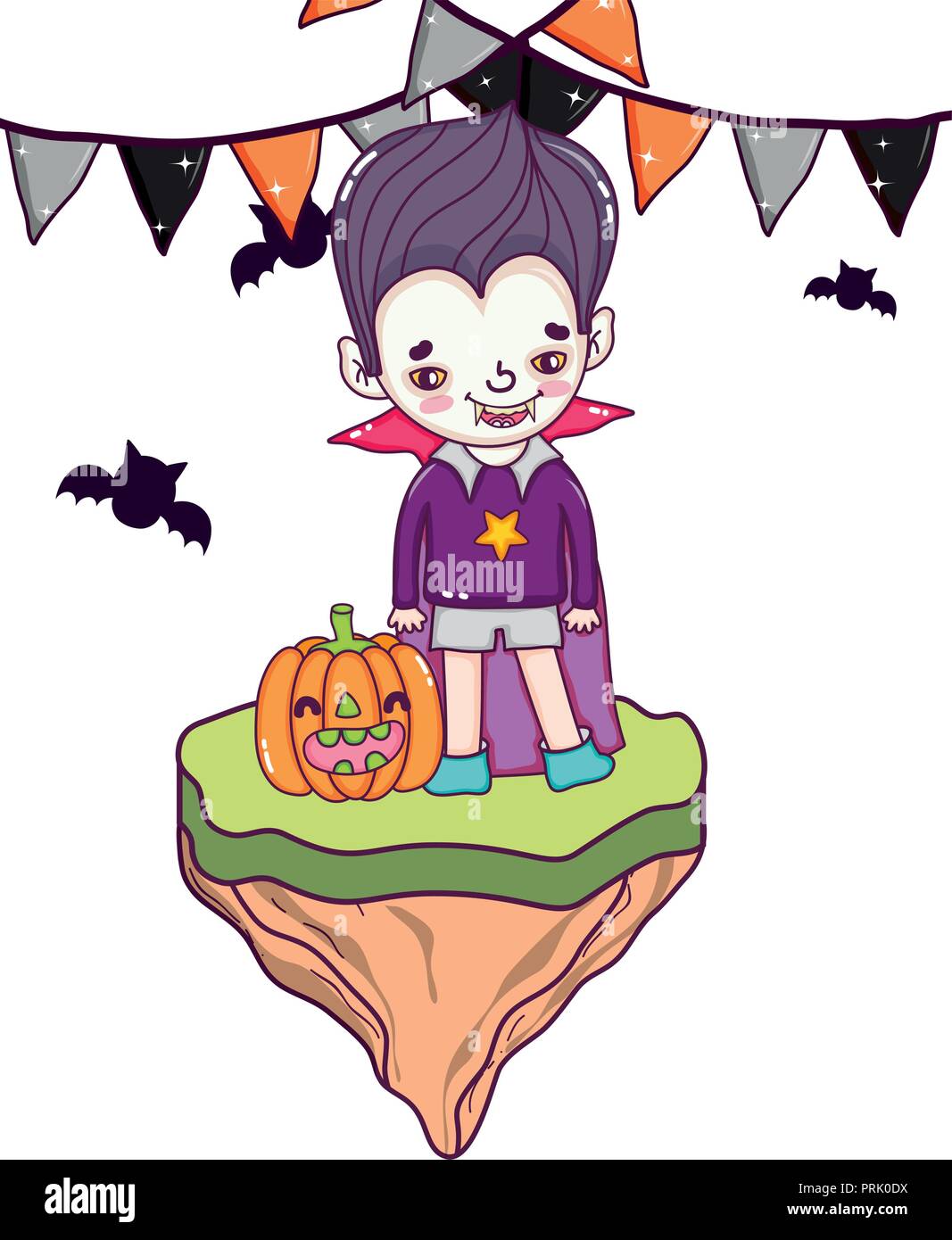 Halloween kids cartoons Stock Vector Image & Art - Alamy