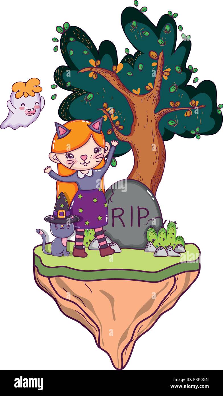 Halloween kids cartoons Stock Vector Image & Art - Alamy