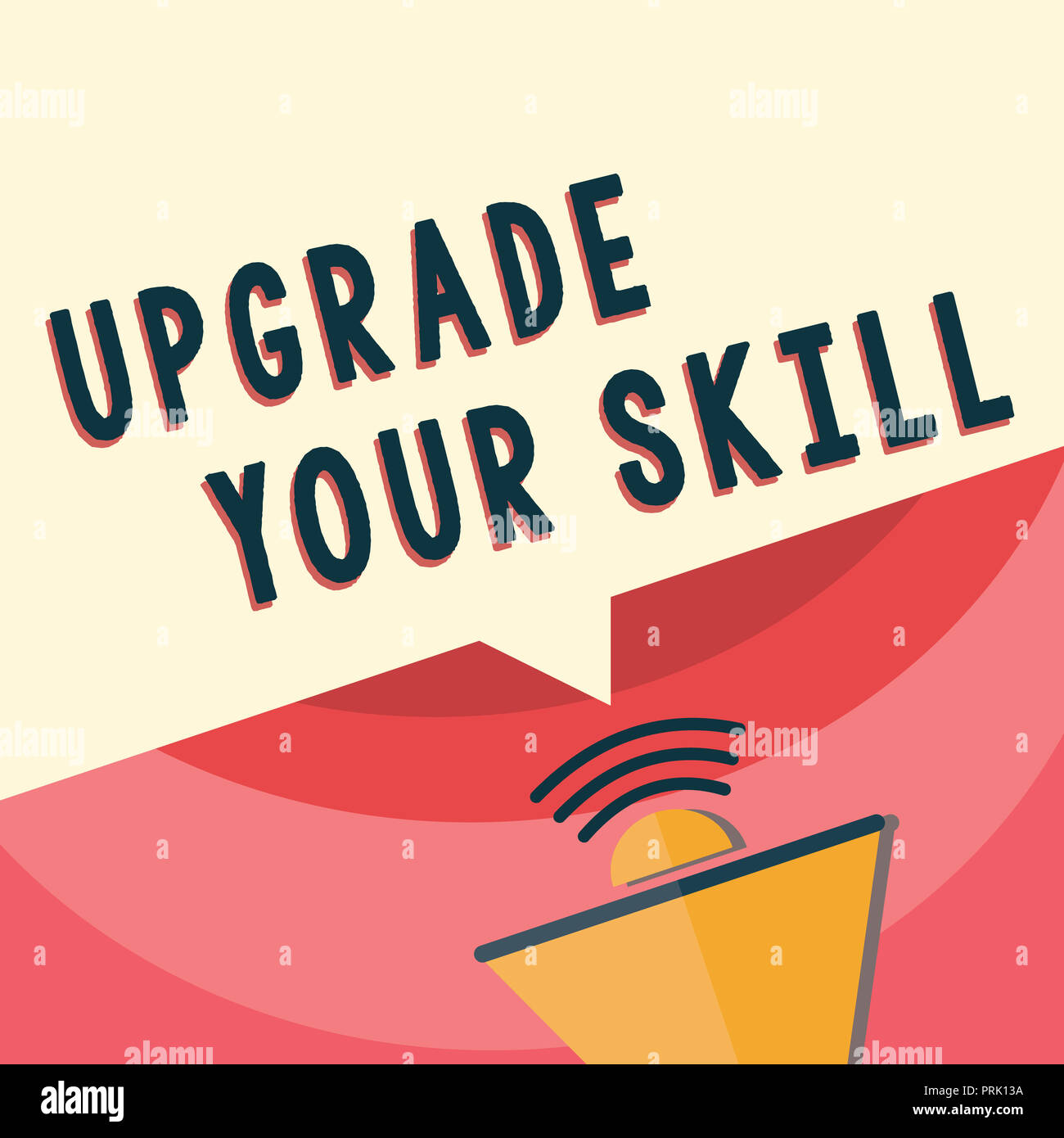 Handwriting text writing Upgrade Your Skill. Concept meaning Expand Scope of Knowledge Optimize ...