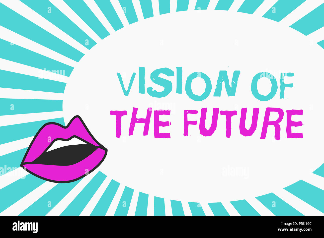 Writing note showing Vision Of The Future. Business photo showcasing ...