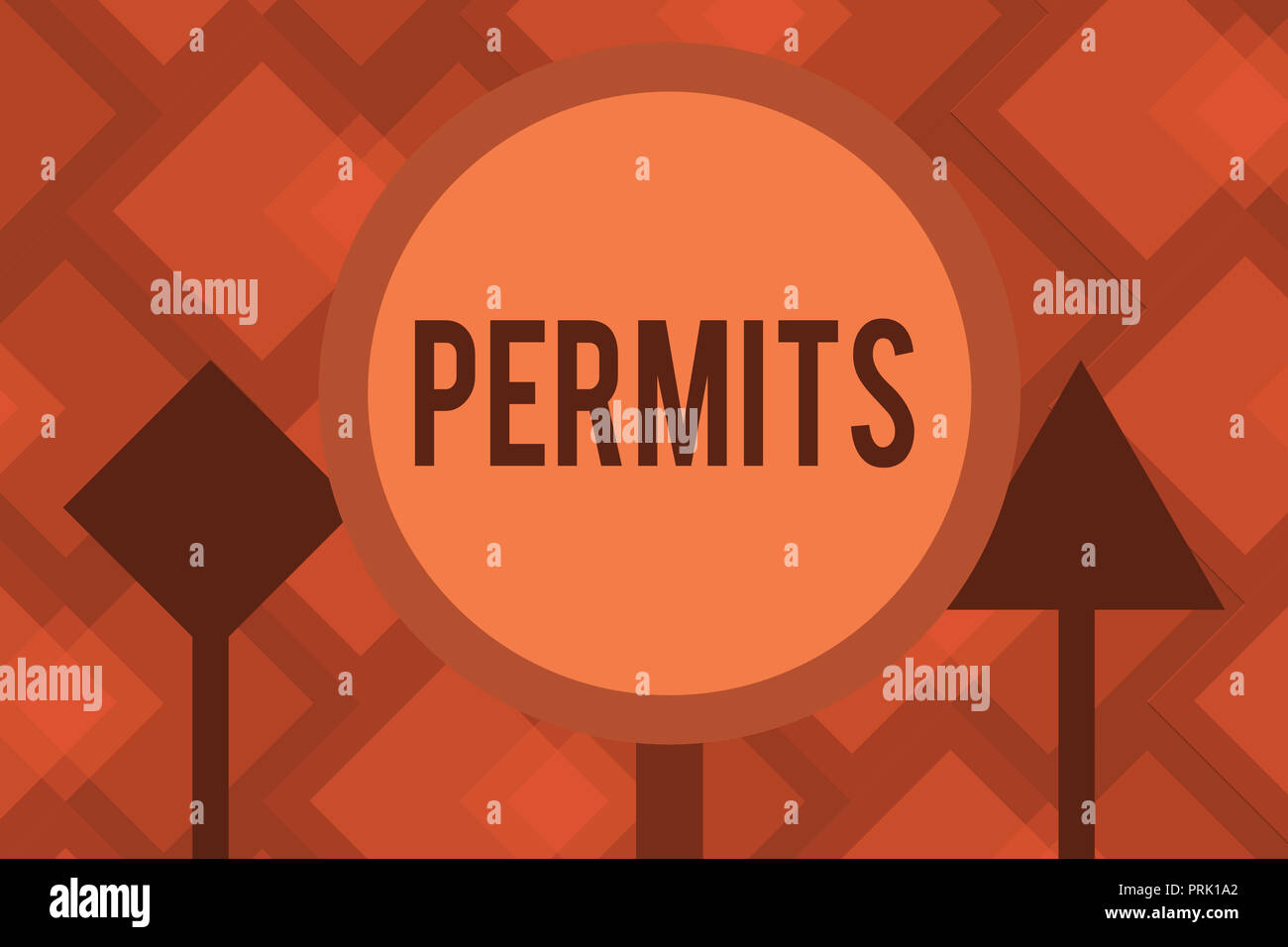 Conceptual hand writing showing Permits. Business photo text Officially ...