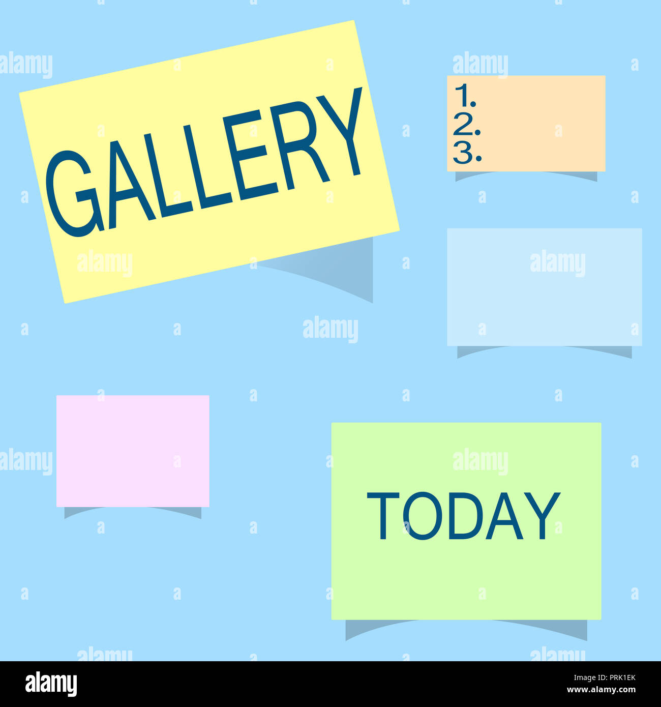 Word writing text Gallery. Business concept for Room Building Display ...