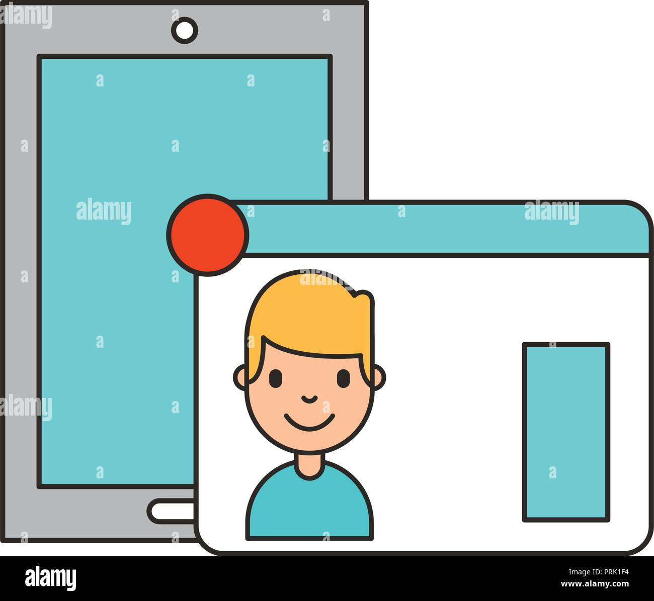 Verification device Stock Vector Images - Alamy