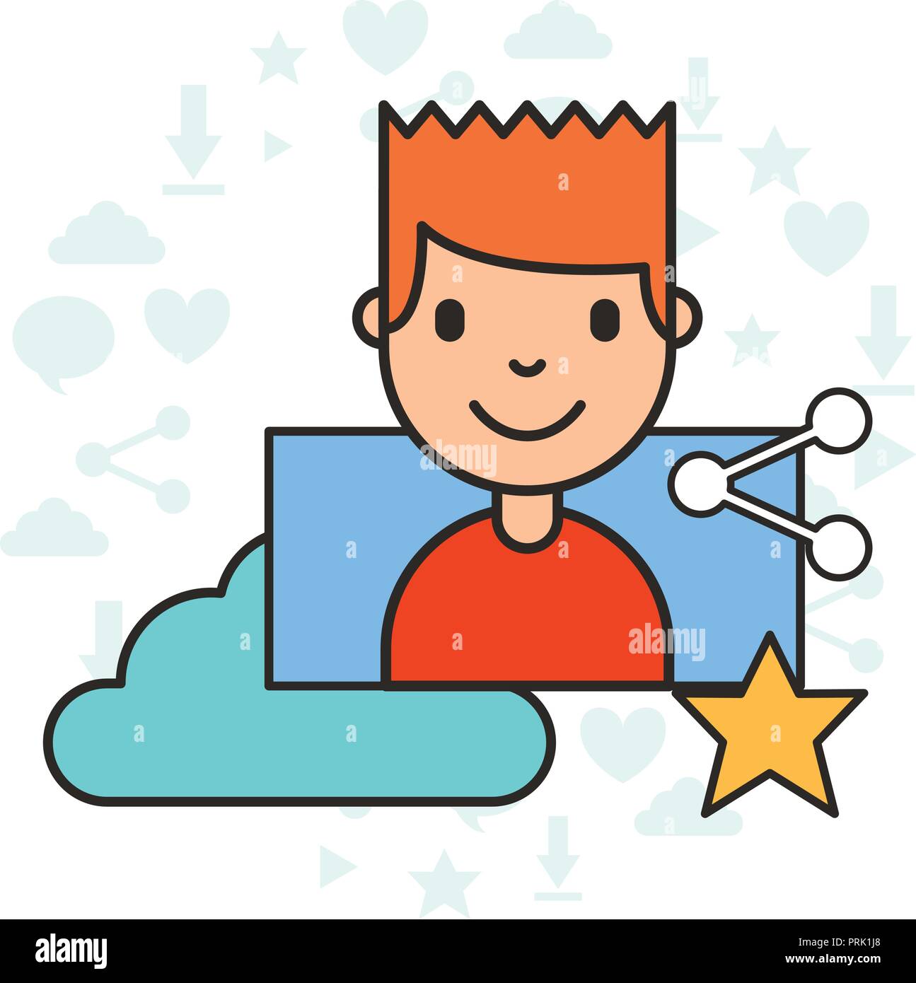 Share Cartoon High Resolution Stock Photography and Images - Alamy