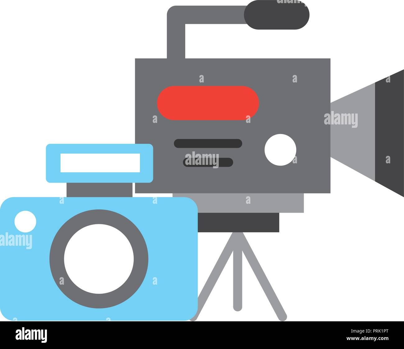 recorder photo camera broadcast breaking news Stock Vector Image & Art ...