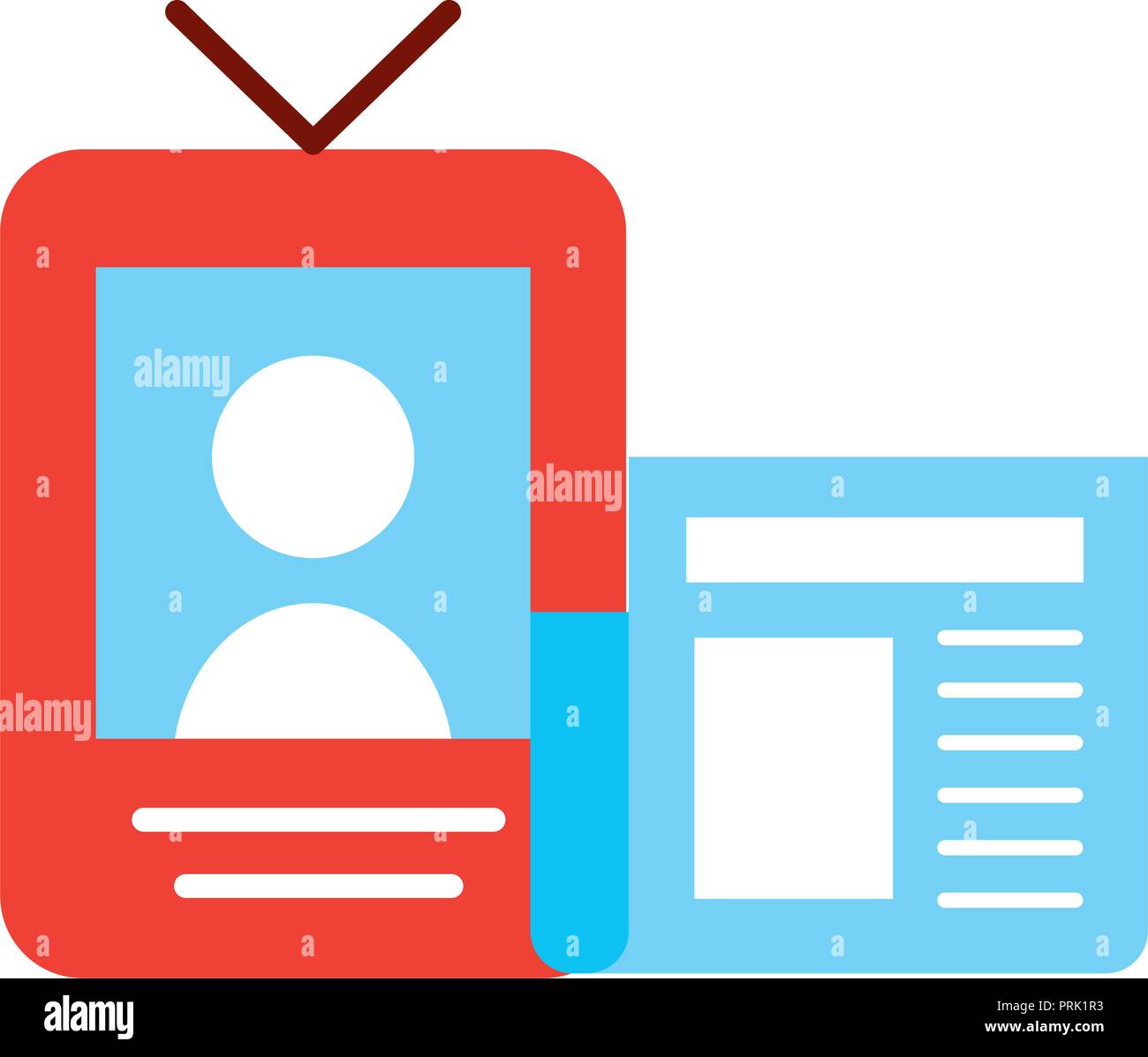 Breaking news symbol image Stock Vector Images - Alamy