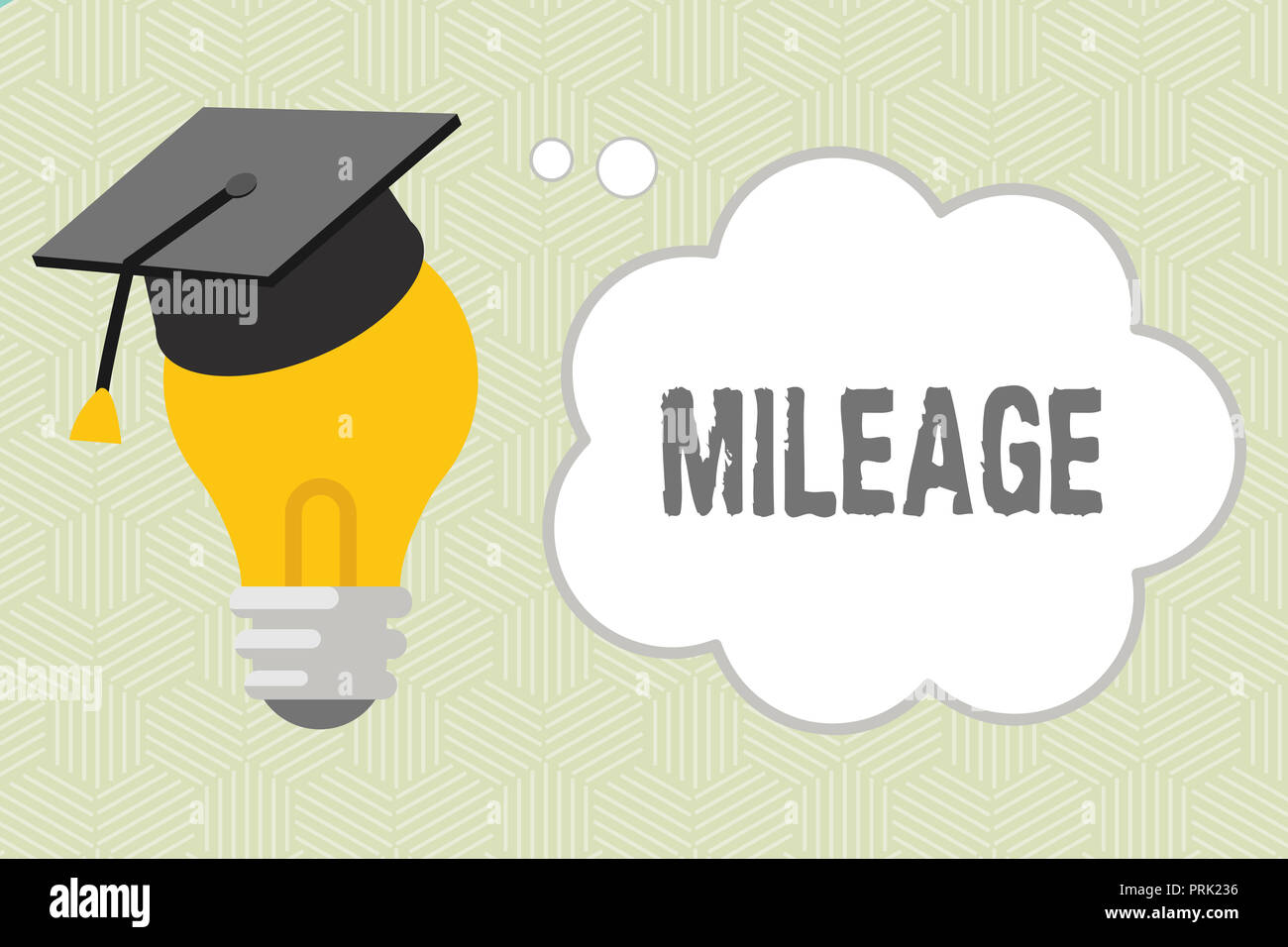 Writing note showing Mileage. Business photo showcasing Number of miles ...