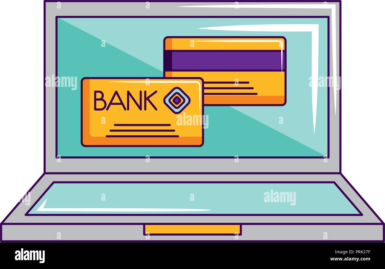 Woman shopping online typing Stock Vector Images - Alamy