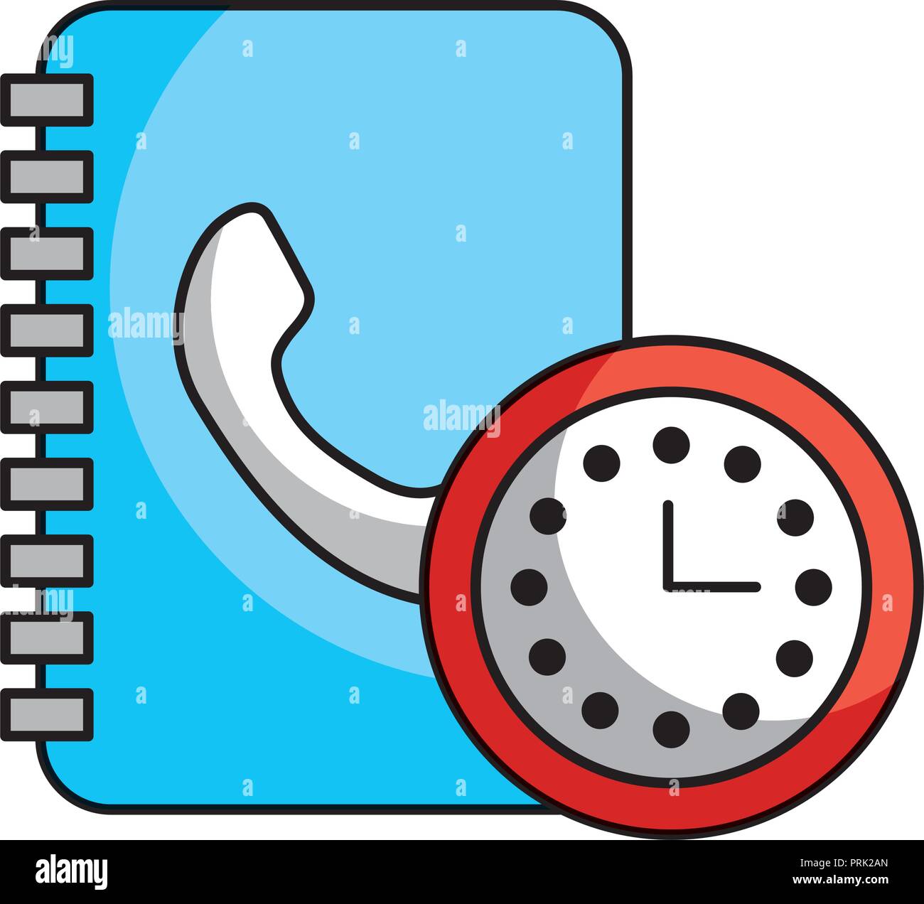 book address clock time call center Stock Vector Image & Art - Alamy