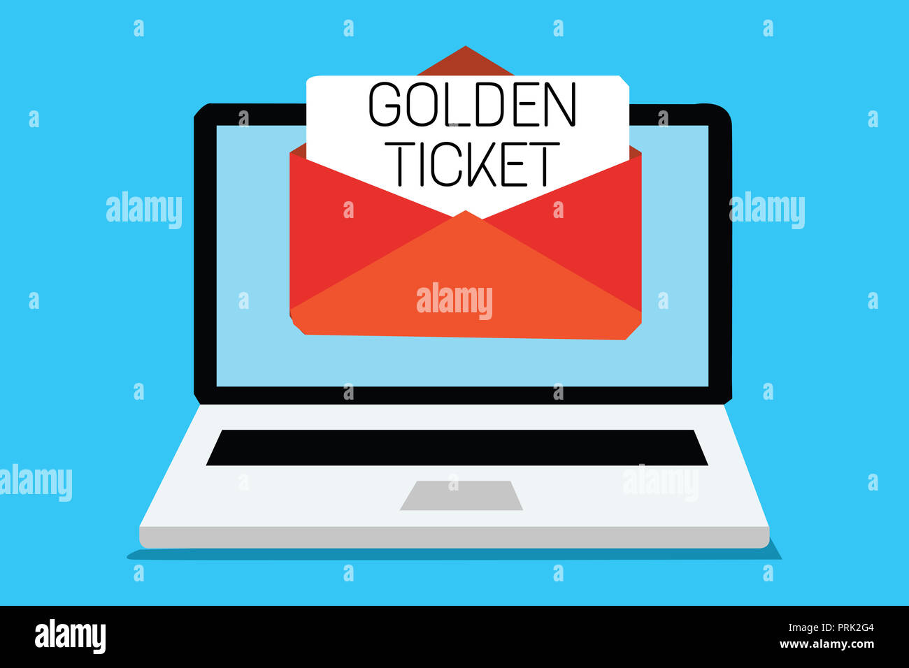 Text sign showing Golden Ticket. Conceptual photo Rain Check Access VIP ...